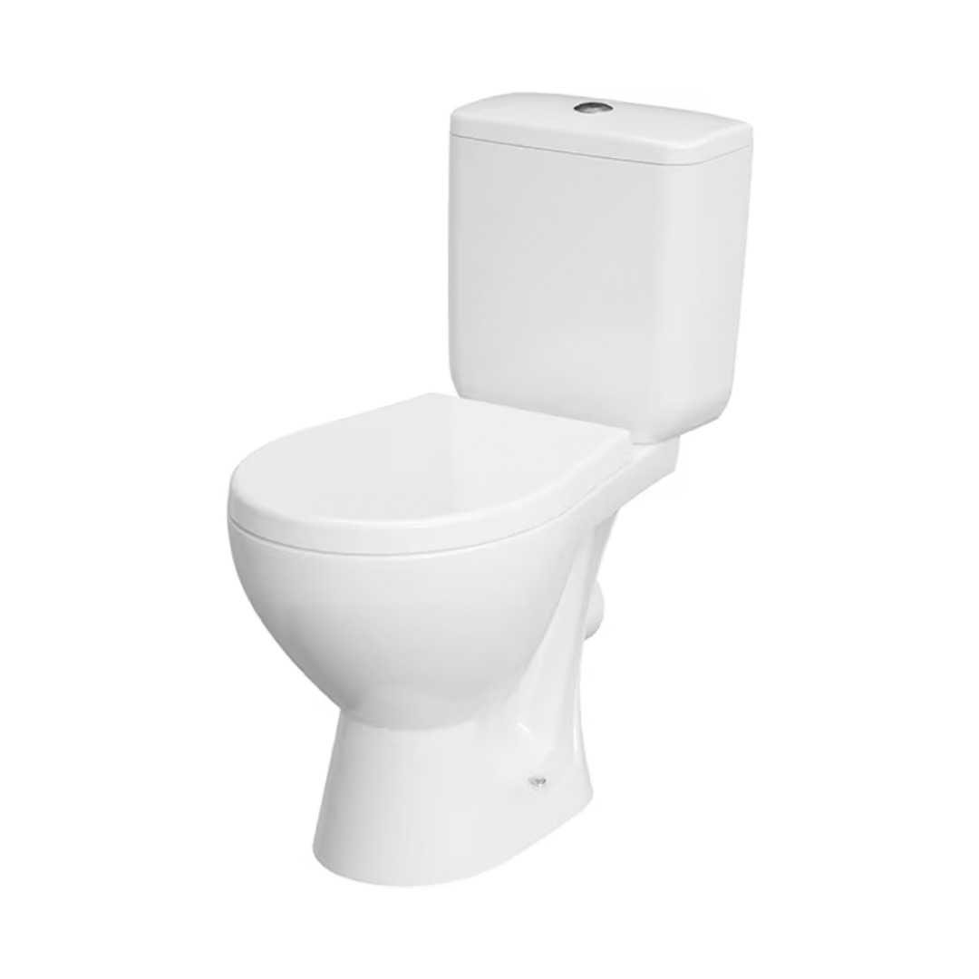 Set vas WC pe pardoseala cu rezervor Cersanit Compact 471 Nevada 010 ...