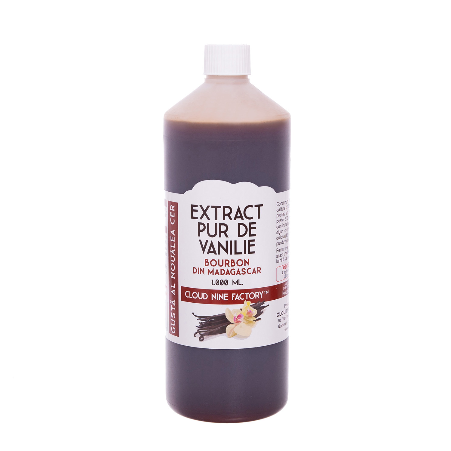 Extract Pur de Vanilie Bourbon din Madagascar, 1 L Cloud Nine Factory ...