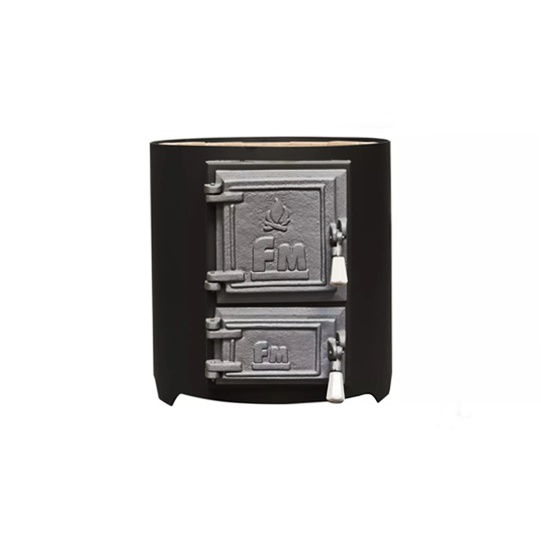 Boiler pe lemne BOILER DE BAIE PE LEMNE CU FOCAR 120L DIN TA...