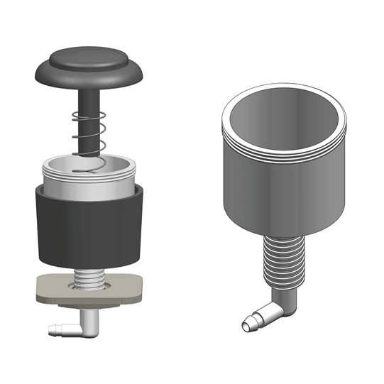 Accesorii rezervor WC BUTON MECANISM WC AER VACUM 6984000174...