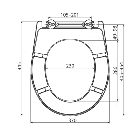 Capac WC CAPAC WC DUROPLAST A604 SOFTCLOSE ALCAPLAST 8595580...