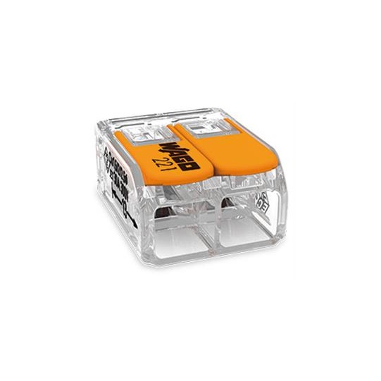 Conectori electrici si accesorii CLEMA WAGO 2 POLI TRANSPARE...