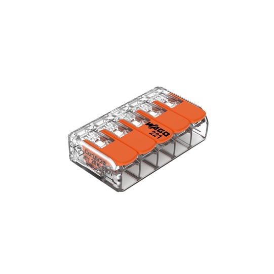 Conectori electrici si accesorii CLEME CU MANETA 5 POLI WAGO...