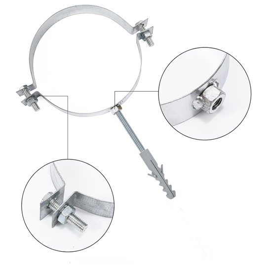 Accesorii tevi COLIER METALIC CU DIBLU SI SURUB C 200 482301...