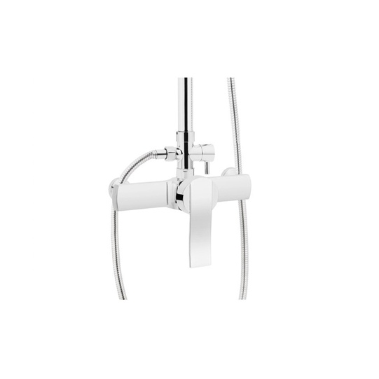 Set - coloana dus COLOANA DUS ROTUNDA CU BATERIE MADERA BMD7...