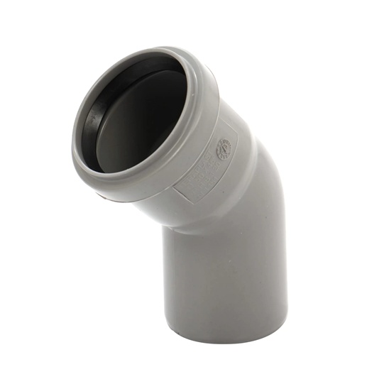 Coturi - fitinguri - teava pvc COT PVC D40 45 GRADE CU GARNI...