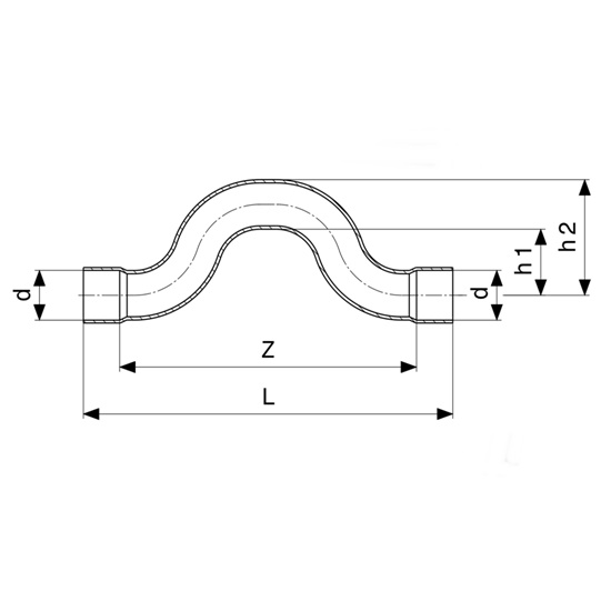 Teava cupru - Fitinguri cupru CURBA TRECERE CUPRU 45 GRADE M...