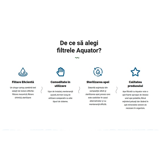 FILTRU DE APA LUX AQUATOR