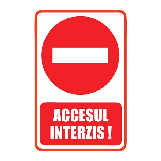 Indicatoare de avertizare INDICATOR AVERTIZARE PVC 20X30CM A...
