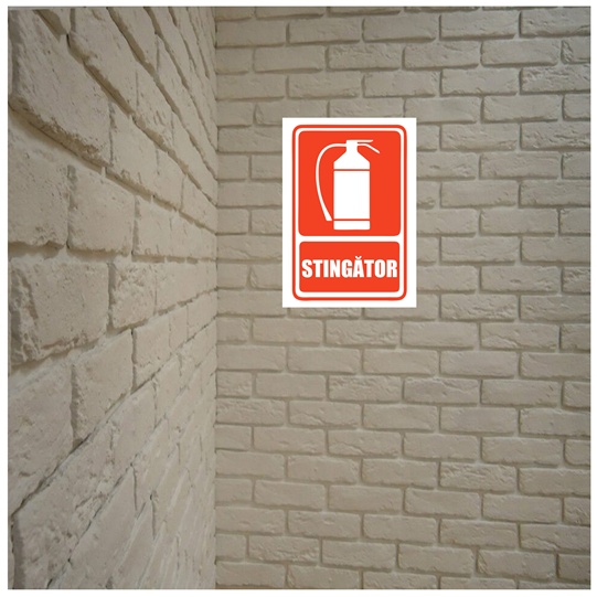 Indicatoare de avertizare INDICATOR SEMNALIZARE PVC 20X30CM ...