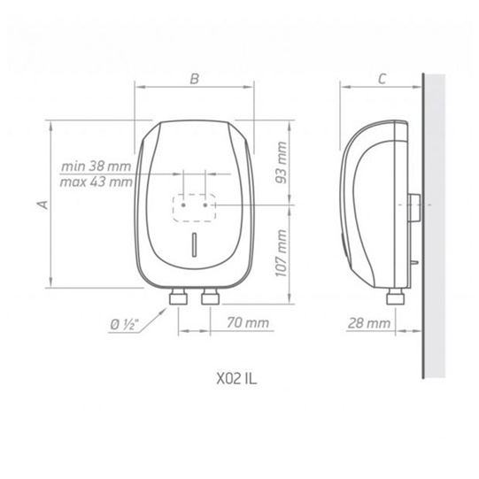 Instant apa calda INSTANT ELECTRIC BUCATARIE 5KW TESY IWH 50...