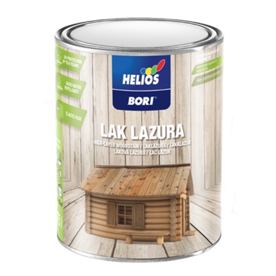 Lac pentru lemn LAC LAZUR BORI 1 INCOLOR 5L HELIOS 383884702...