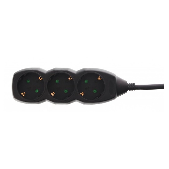Prelungitor PRELUNGITOR 3 PRIZE 5M 3x1.5MMP NEGRU WELL 59486...
