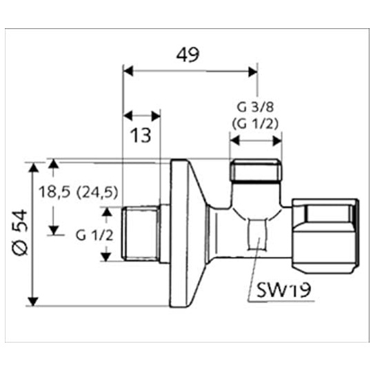 Robinet apa ROBINET COLTAR FILTRU 1/2-1/2 SCHELL 40211631501...