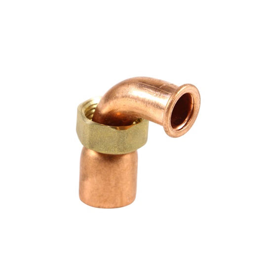 Teava cupru - Fitinguri cupru SEMIOLANDEZA CU COT 1/2x15 842...