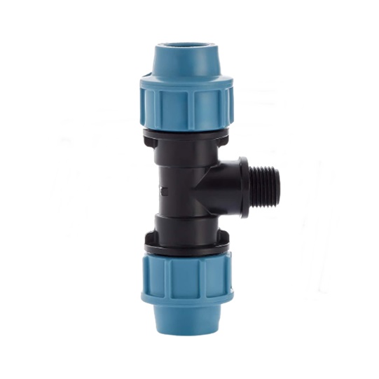 Teava apa - PEHD - Fitinguri PEHD TEU COMPRESIUNE 25x1/2x25 ...