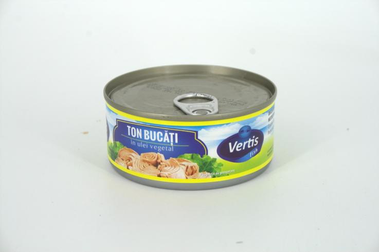 Conserve peste TON BUCATI IN ULEI VEGETAL VERTIS 170G # 48 b...