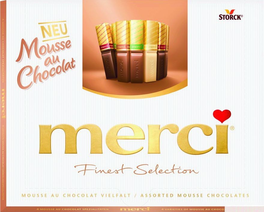 Bomboane ciocolata BOMBOANE CIOCOLATA MERCI MOUSSE 210G # 10...