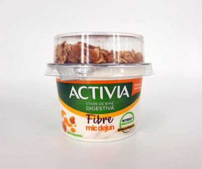 Iaurt cu fructe DANONE ACTIVIA FIBRE MIC DEJUN IAURT CU MIER...