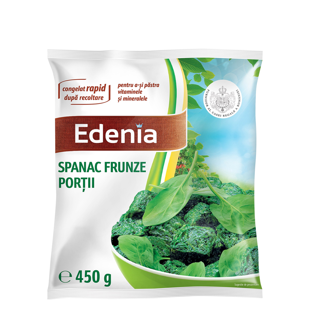 Legume congelate SPANAC FRUNZE CONG.EDENIA 450G # 12 buc 870...