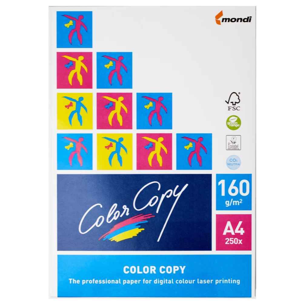 Carton A4 alb, 160g, 250 coli/top, COLOR COPY COLOR COPY - p...