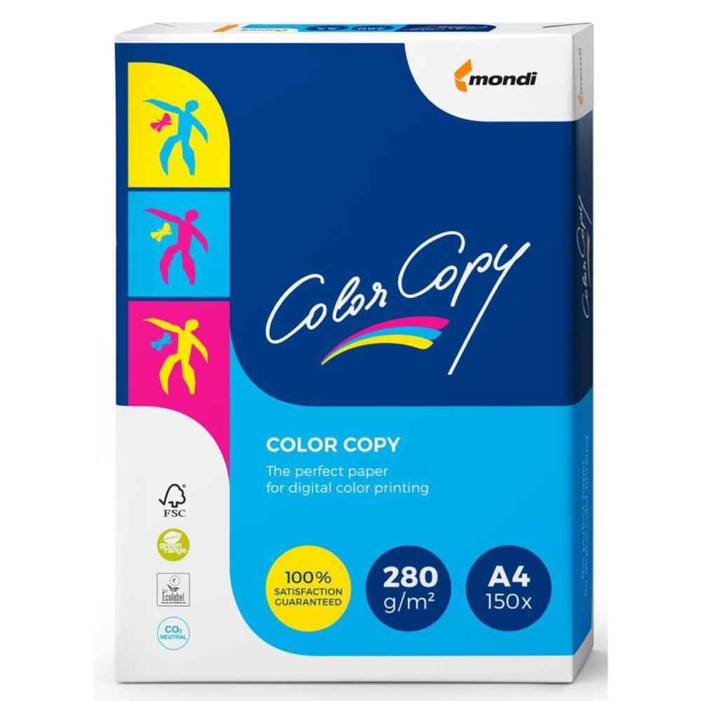 Carton A4 alb, 280g, 150 coli/top, COLOR COPY COLOR COPY - p...