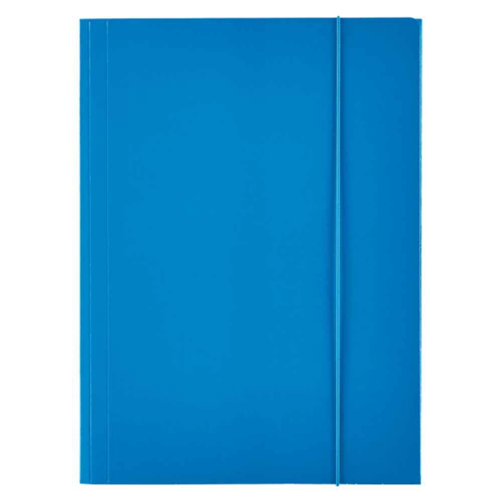 Mapa carton cu elastic ESSELTE ECONOMY, albastru deschis ESS...