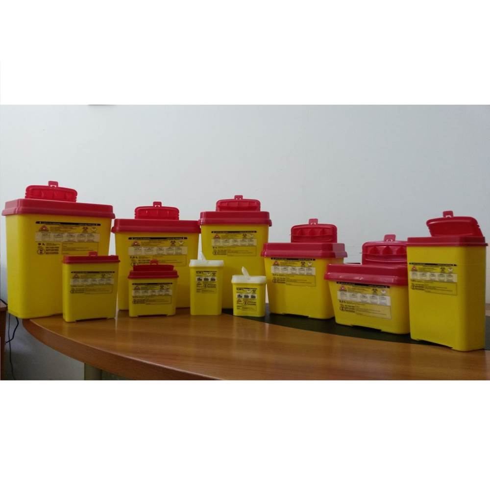 Recipient DREPTUNGHIULAR din plastic colectare intepatoare s...