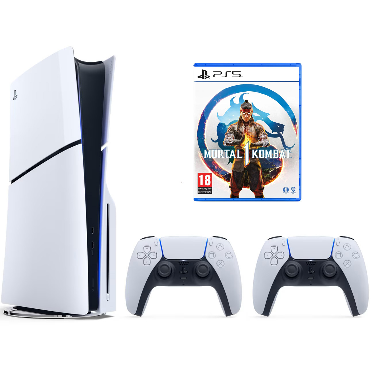 SONY Playstation 5 Disc, 3TB SSD + Joc Mortal Kombat 1 + Extra controller