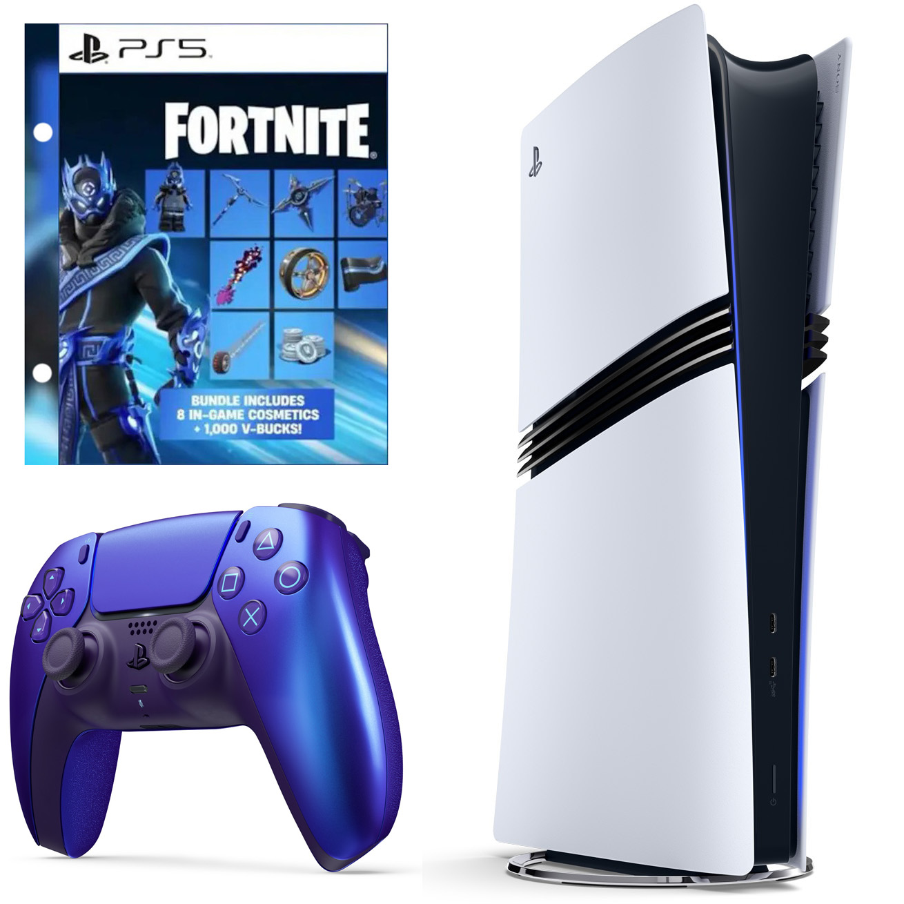 SONY Playstation 5 Pro Digital, 4TB SSD + Fortnite Cobalt Star