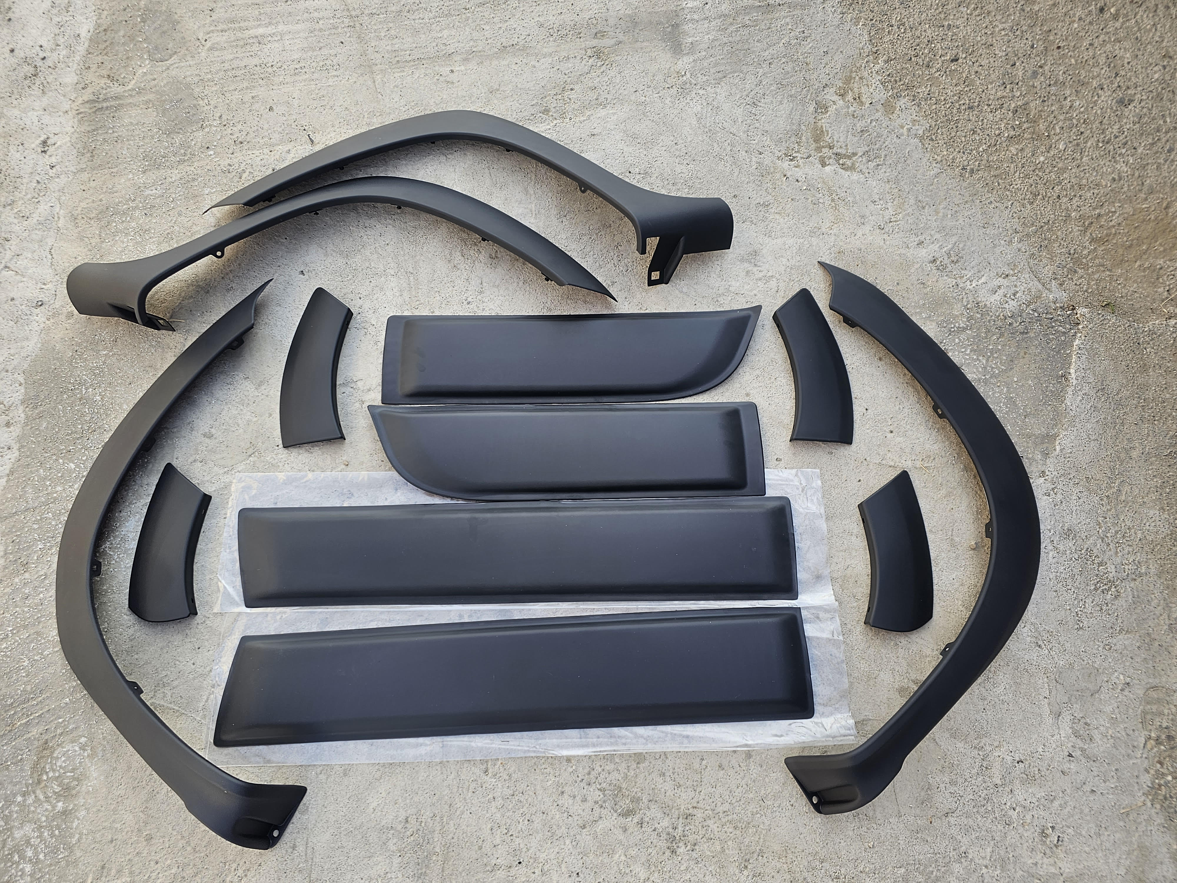 Kit Protectii Aripi/bandouri DUSTER 2010-2017