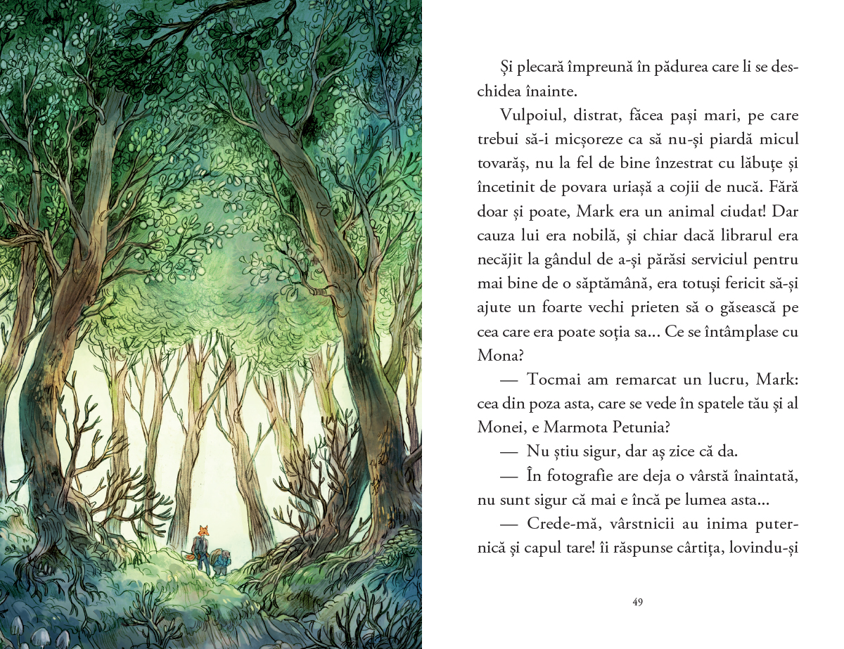 Aventuri din padure - Amintirile Cartitei Mark - -Editura D...