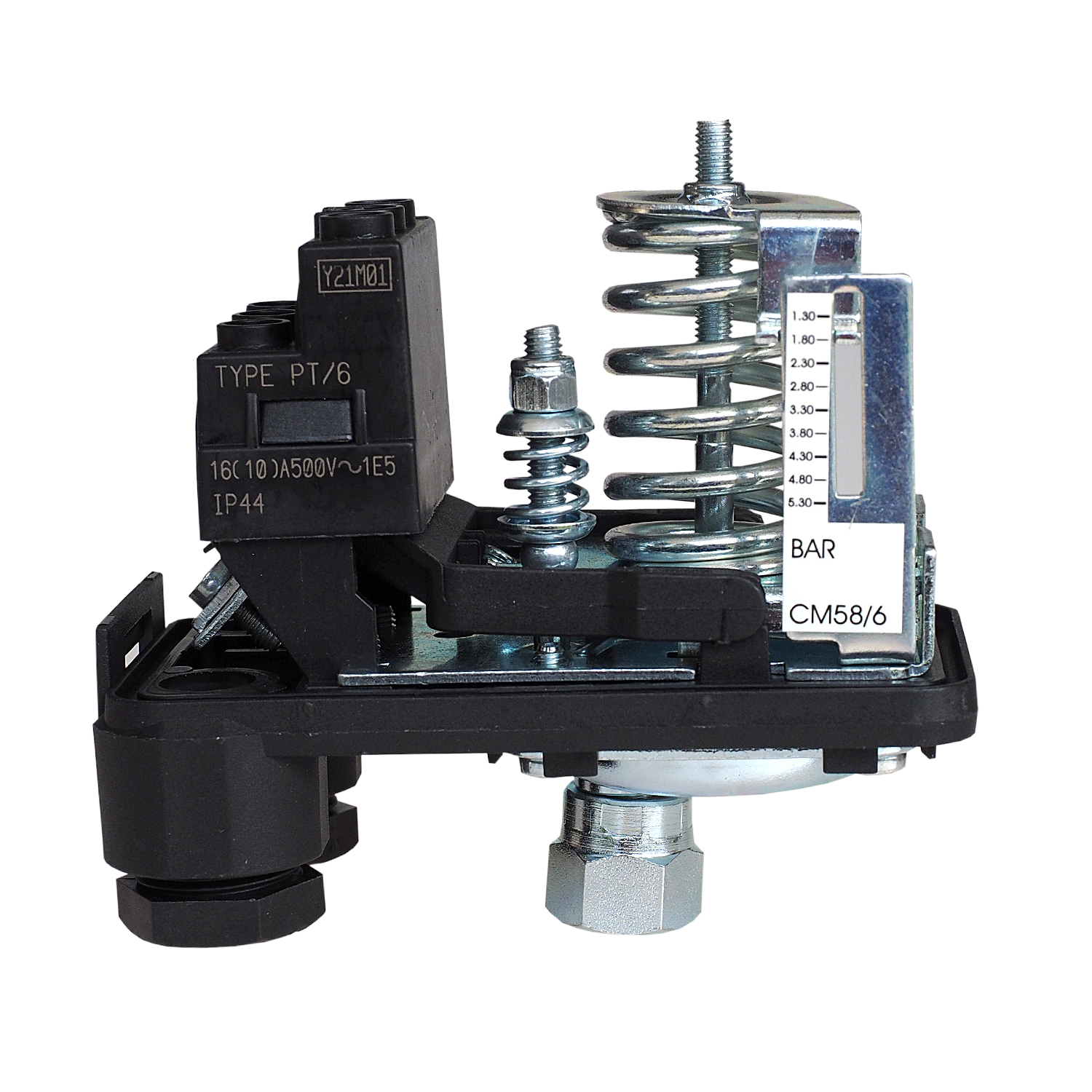 Presostat hidrofor PT6 cu scala reglabilă Italtecnica - Einstal Presostat hidrofor PT6 cu scala reglabilă Italtecnica - Einstal