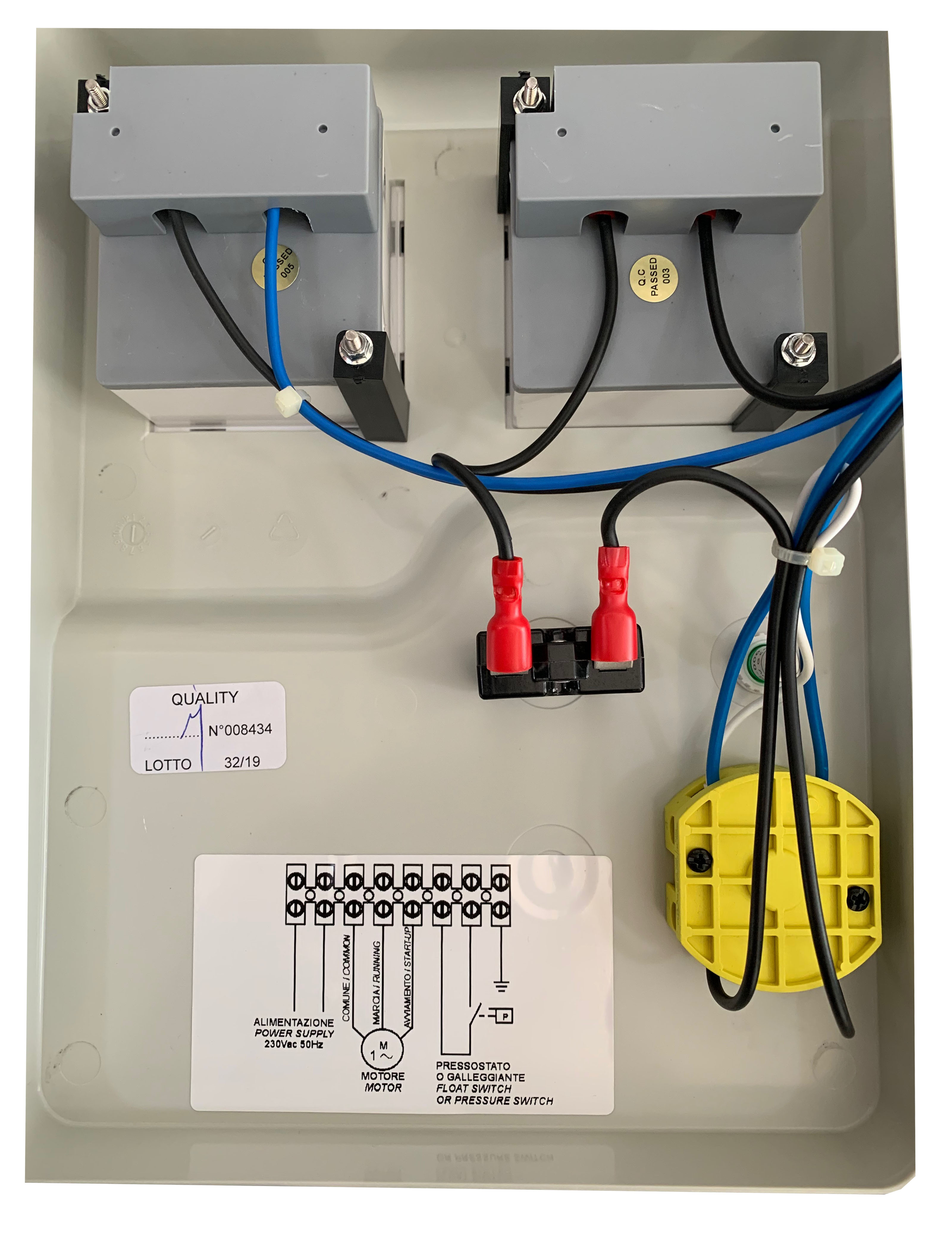 Tablou de comanda Basic 1 IC AV pompa submersibila 1100w Salupo S.a.S.