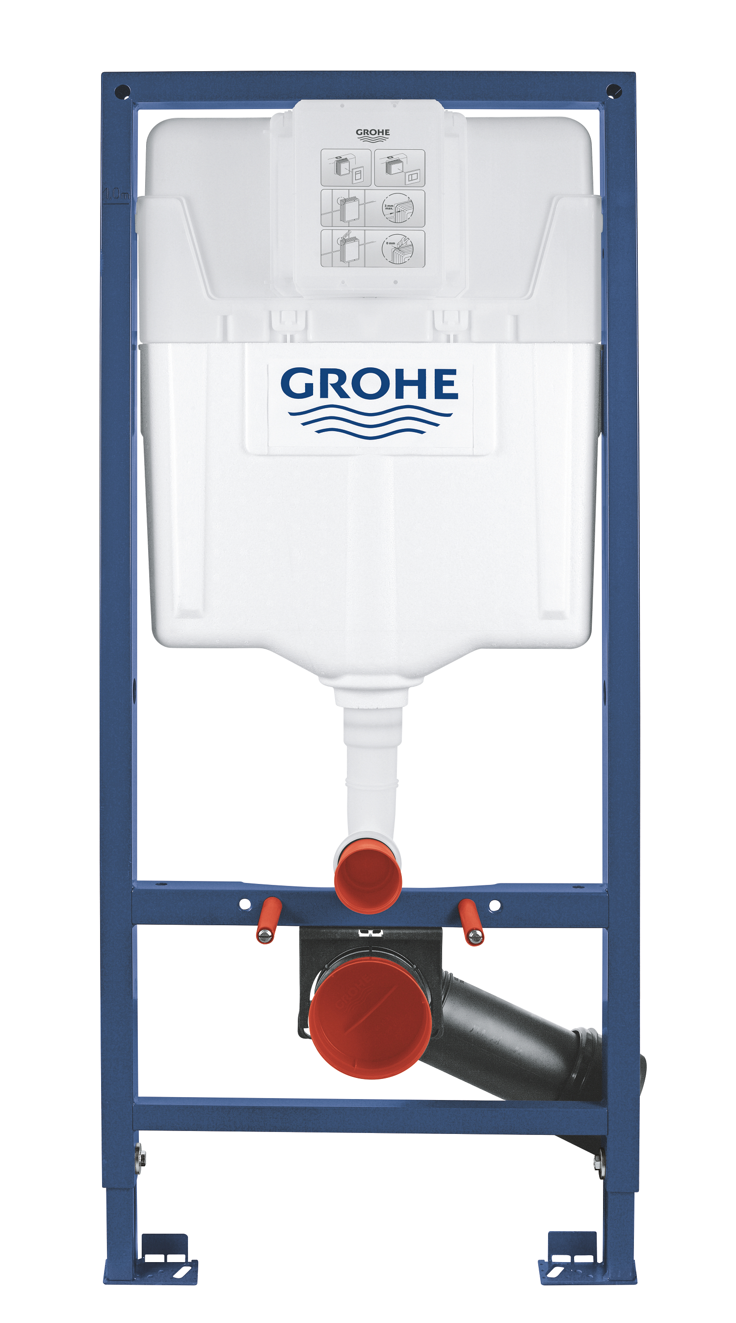 Pachet cadru WC 3in1 Grohe Rapid SL 38528001, incastrat, red…