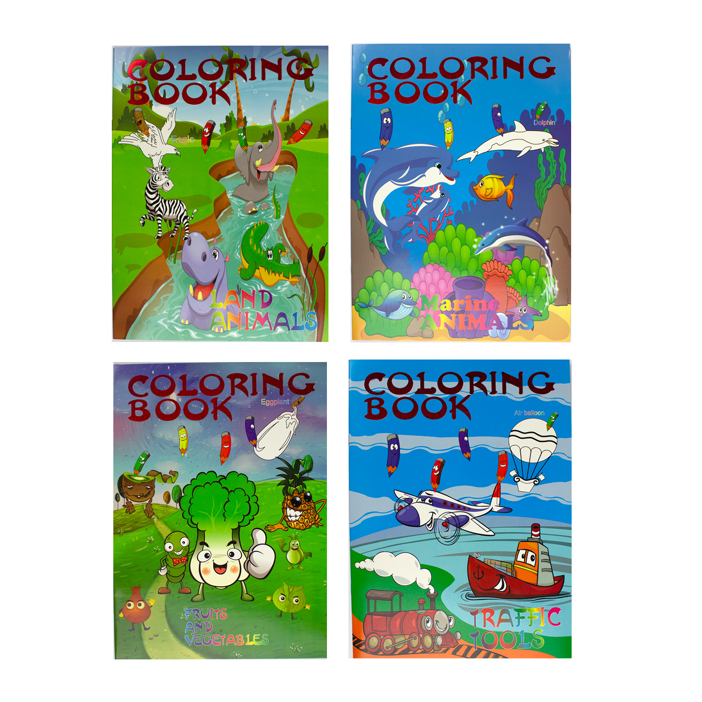 Articole educative si de creatie Caiet de colorat A4, 12 fil...