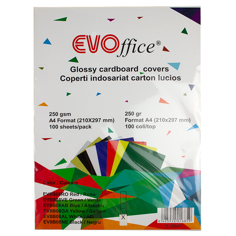 Coperti pentru indosariat Coperti carton color lucios A4, 25...