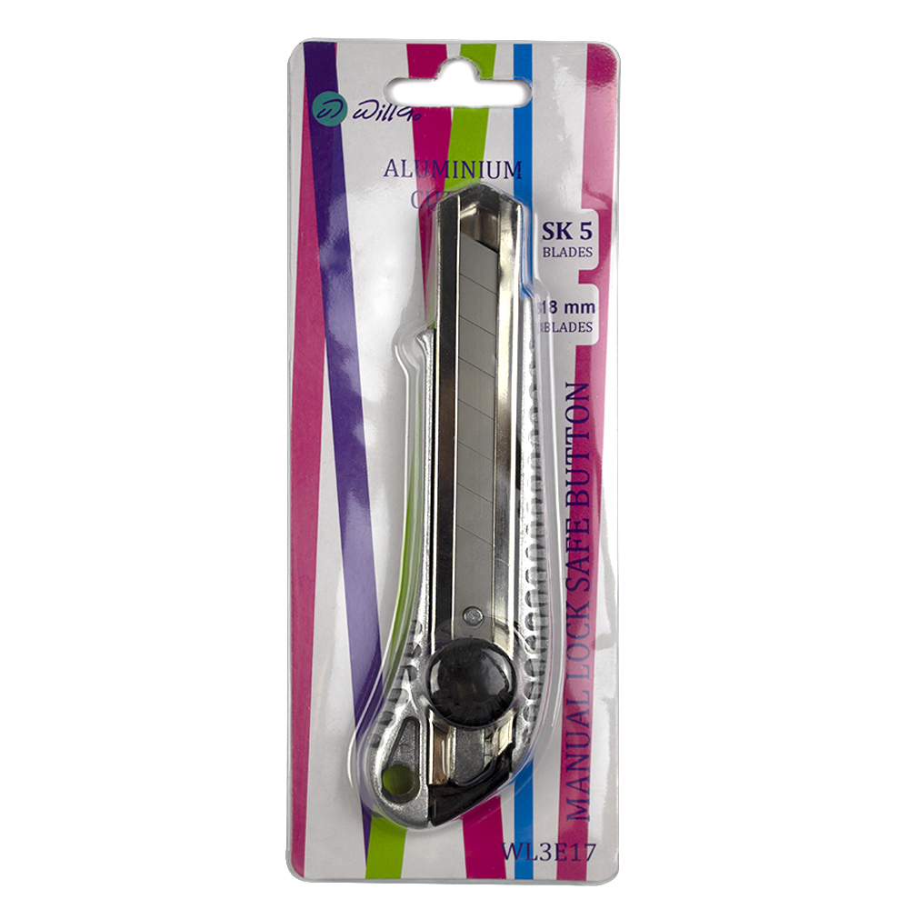 Cuttere Cutter mare din aliaj de aluminiu cu rubber grip, la...