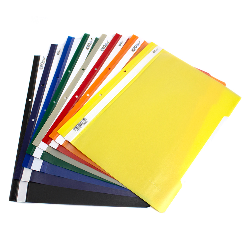 Dosare de plastic si carton Dosar din plastic cu sina si 2 p...