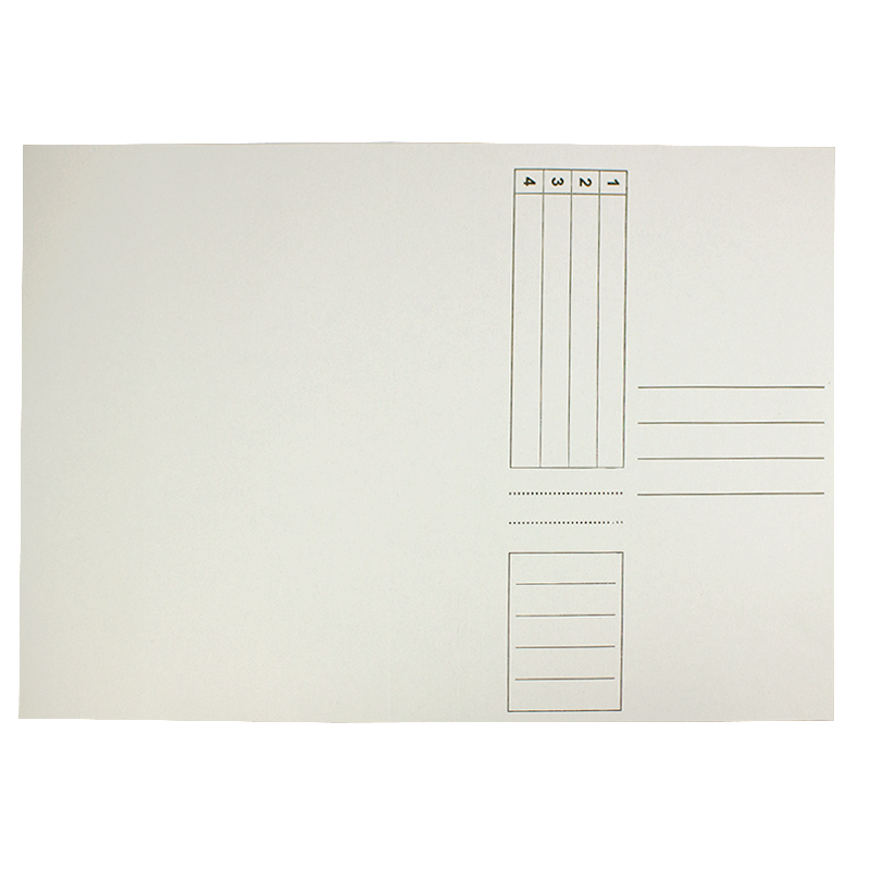 Dosare de plastic si carton Dosar simplu carton alb,230gr/mp...