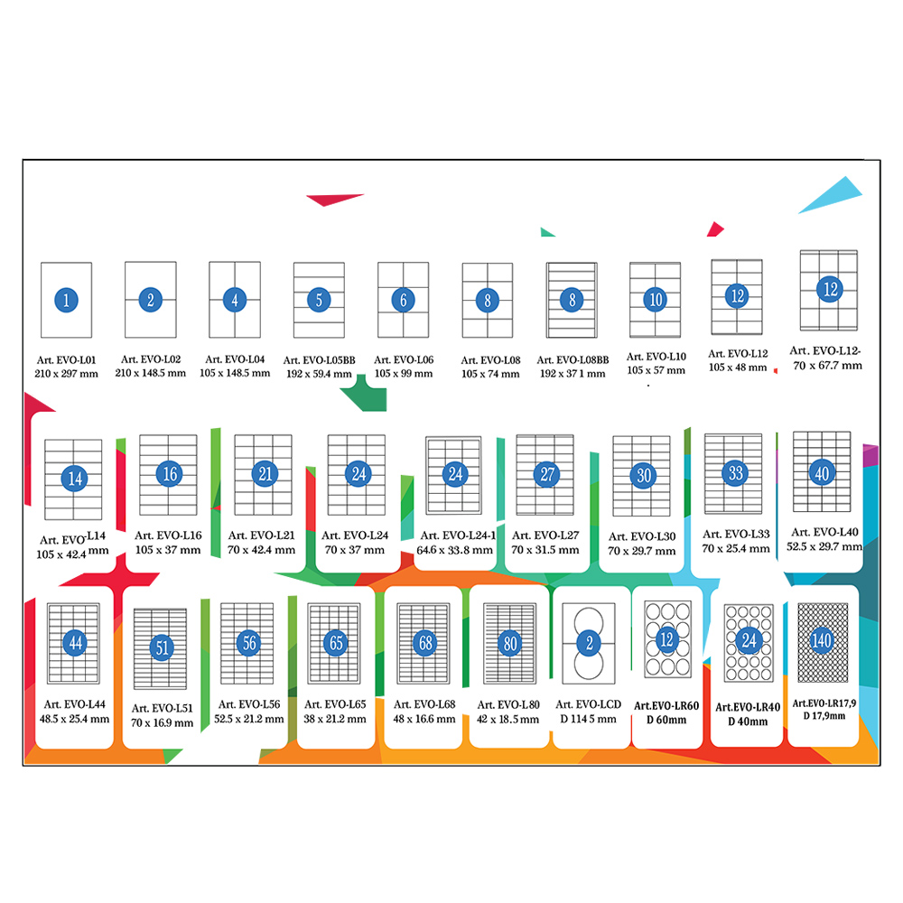 Etichete autoadezive Etichete albe autoadezive diam. 20 mm p...