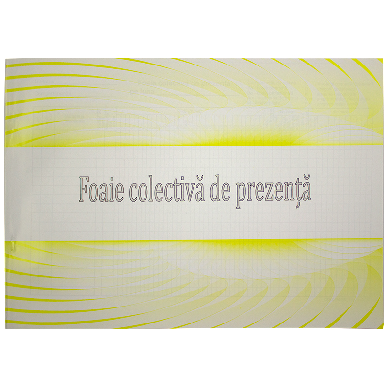 Tipizate Foaie colectiva prezenta A4 F EG6L45 no name Eviden...