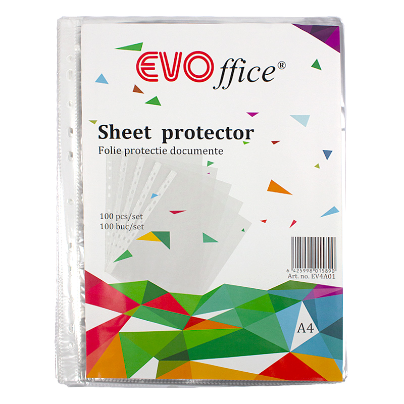 Folii de protectie Folie protectie documente A4, 25 microni,...