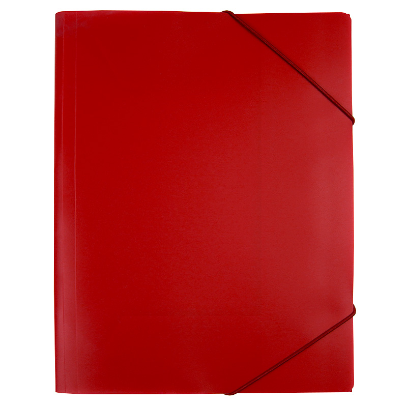 Mape Mapa plastic A4 (318*237mm) cu elastic EVOffice - rosu...