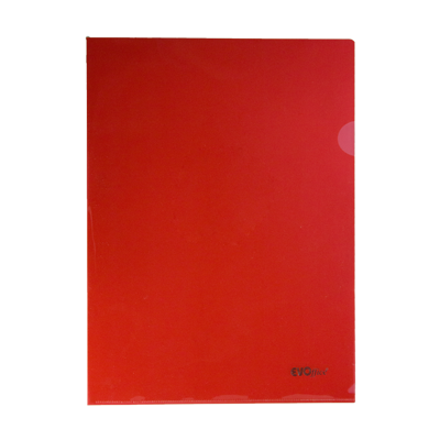 Mape Mapa plastic transparent rosu, A4 cu deschidere in &qu...