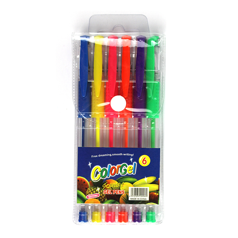 Pixuri cu gel Pix cu gel 6 culori neon/set EG1B07 Evidentgro...