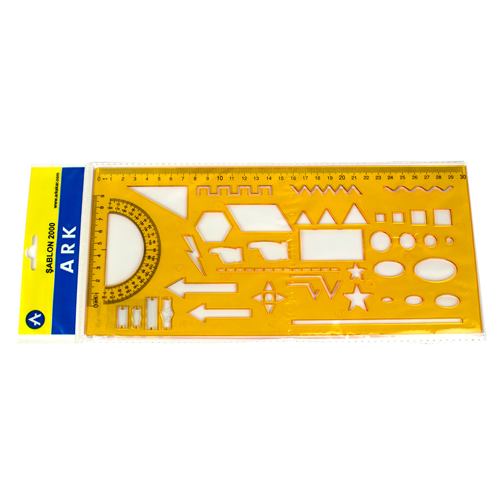 Rulete si rigle Sablon plastic simboluri militare, rigla 30 ...