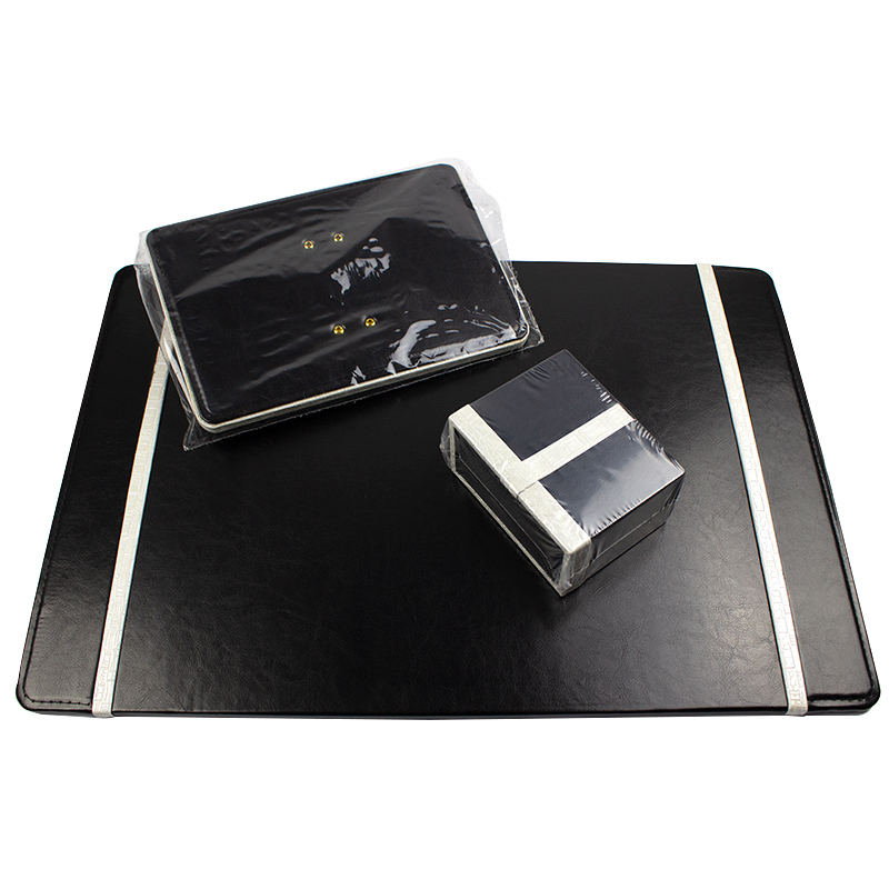 Seturi birou Set birou 9 piese imitatie piele - negru EG3N19...