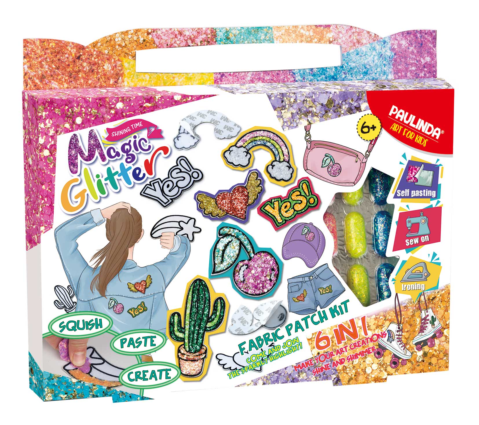 Seturi de creatie Set creatie sclipici magic - imprimeu text...