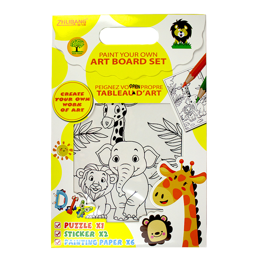 Articole educative si de creatie Set de colorat 17*26 cm cu ...